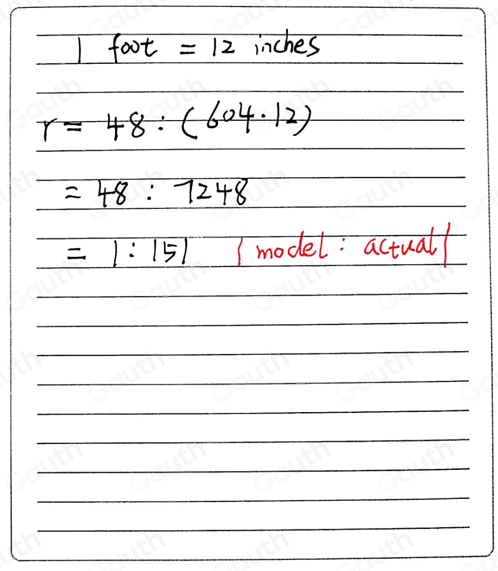 Solved: 1. The Seattle Space Needle is 604 feet tall. A model of the ...
