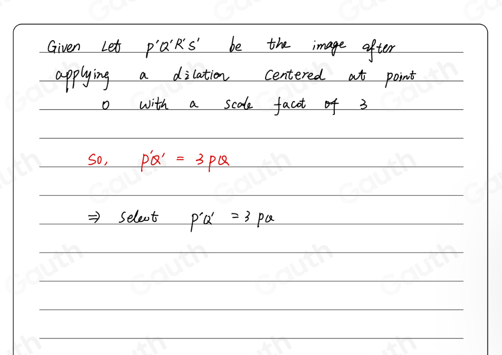Solved: The quadrilateral PQRS in the diagram is a parallelogram. Let P ...